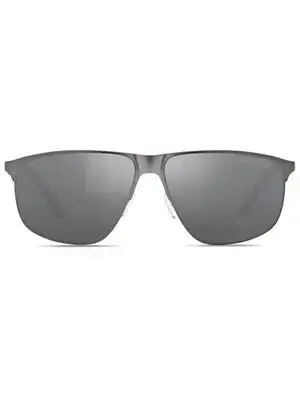 Emporio Armani Square-frame Sunglasses - Silver