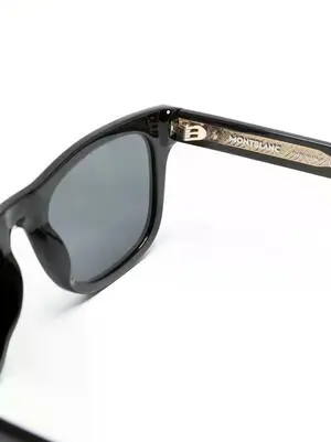 Montblanc Logo-plaque Square-frame Sunglasses
