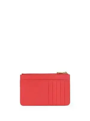 Dolce & Gabbana Medium Devotion Leather Wallet - Red