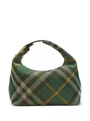 Burberry Check-pattern Shoulder Bag - Green