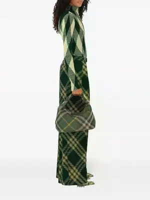 Burberry Check-pattern Shoulder Bag - Green