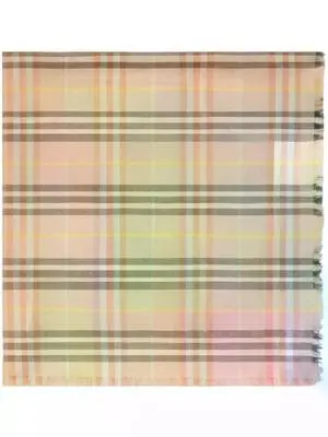 Burberry Check-pattern Scarf - Neutrals