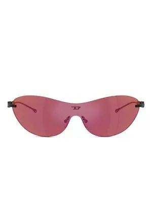 DIESEL Oval Frame Sunglasses - Black