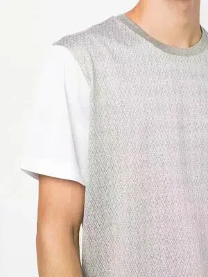 BILLIONAIRE Two-tone Cotton T-shirt