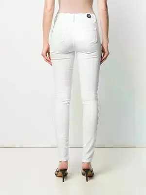 Philipp Plein Statement Skinny Jeans - White