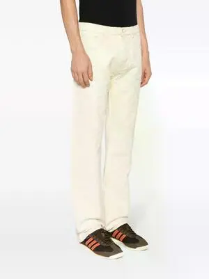 Casablanca Monogram-jacquard Straight-leg Jeans