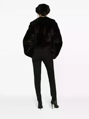 Dolce & Gabbana Belted Faux-fur Jacket