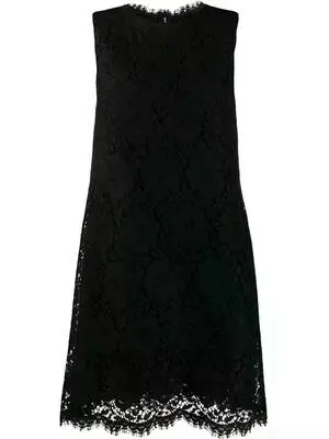 Dolce & Gabbana Lace-overlay Sleeveless Minidress