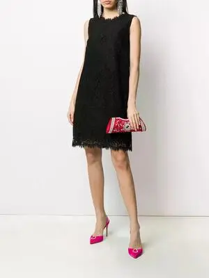 Dolce & Gabbana Lace-overlay Sleeveless Minidress