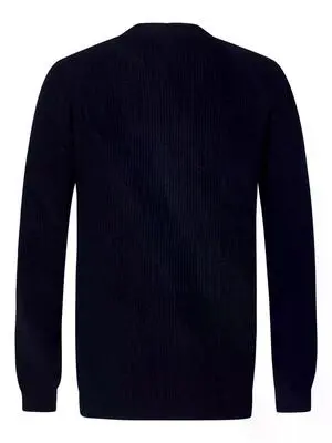 FRANZESE COLLECTION Cashmere Ribbed Knit Cardigan