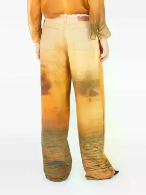 Roberto Cavalli Graphic-print Trousers