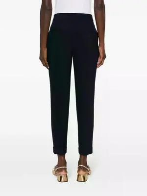 Moschino Pressed-crease Tapered Trousers