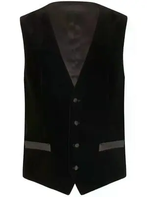 Dolce & Gabbana Buttoned Velvet Waistcoat