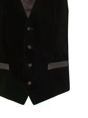 Dolce & Gabbana Buttoned Velvet Waistcoat