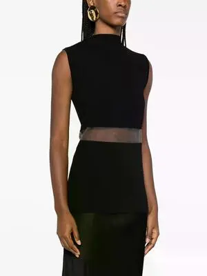 TOTEME High-neck Sleeveless Top