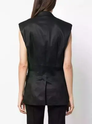 OMBRA MILANO Single-breasted Long Waistcoat