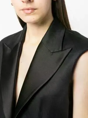 OMBRA MILANO Single-breasted Long Waistcoat