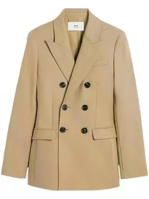 AMI Paris Wool Double-breasted Blazer
