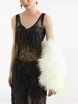 Dolce & Gabbana Fringed Midi Dress