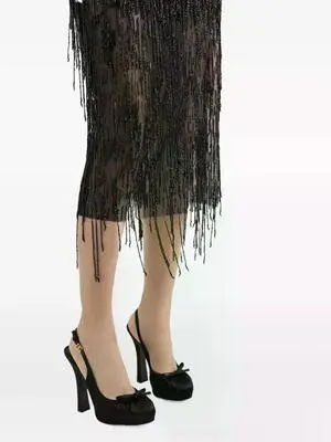 Dolce & Gabbana Fringed Midi Dress