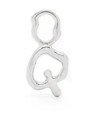 MARIA BLACK Fluent Letter Q Charm - Silver