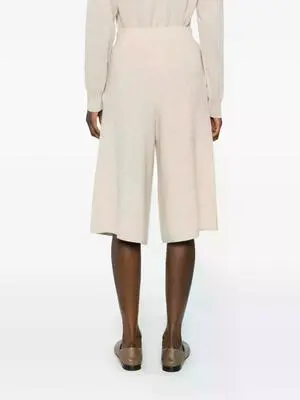 Max Mara Wide-leg Knitted Shorts