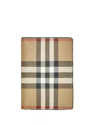 Burberry Vintage Check Leather Wallet