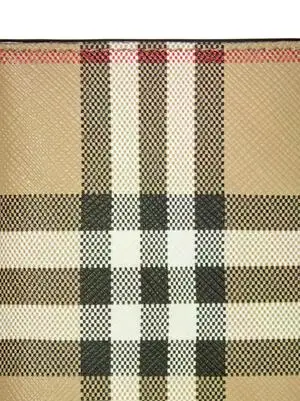 Burberry Vintage Check Leather Wallet