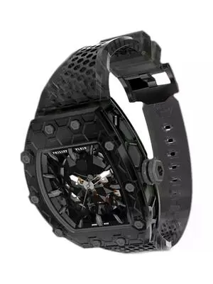 Philipp Plein Crypto King Crystal Ghost Tonneau Watch