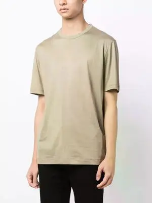 BOSS Logo-tag Cotton-lyocell Blend T-shirt