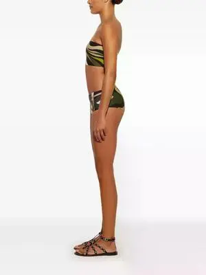 Emilio Pucci Marmo Print Bikini Briefs