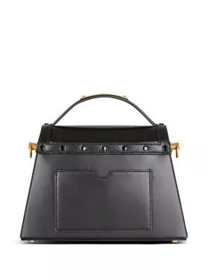 Balmain B-buzz Dynasty Leather Tote Bag - Black