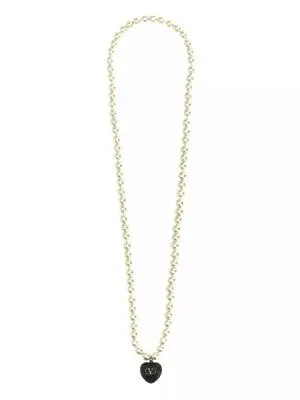Valentino Garavani Coeur Royal Necklace - Neutrals