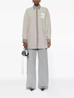 Rokh Logo-patch Detachable-panels Shirt