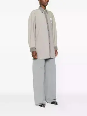Rokh Logo-patch Detachable-panels Shirt