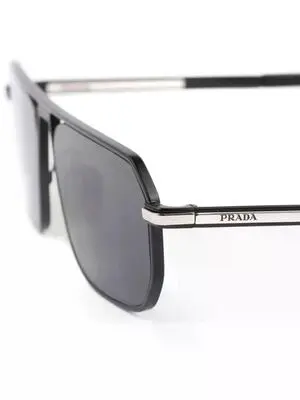 Prada Pilot Frame Sunglasses - Black