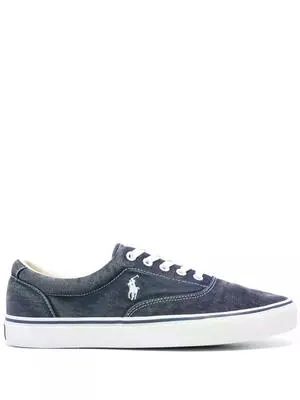 Polo Ralph Lauren Logo-sole Panelled Sneakers - Blue