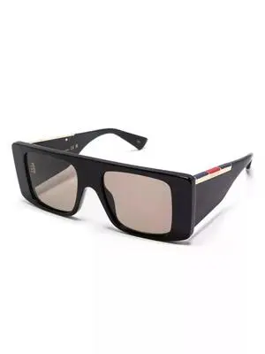 Gucci Rectangle-frame Sunglasses - Black