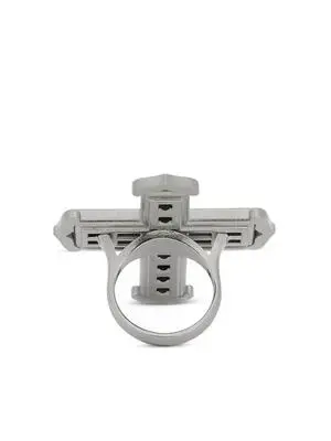 Dolce & Gabbana Rhinestone-embellished Cross Ring