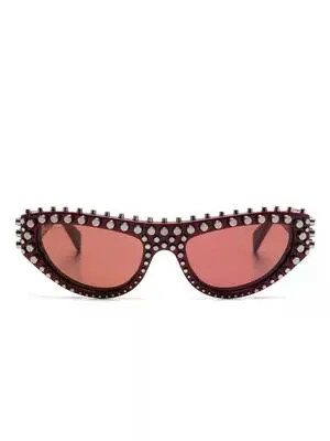 Gucci Cat-eye Frame Sunglasses - Red