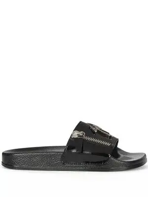 Zip Up Slides Slipper For Men