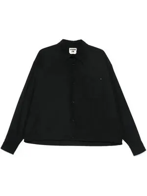 A PAPER KID Drawstring-hem Shirt