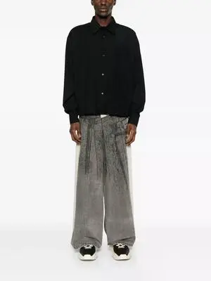 A PAPER KID Drawstring-hem Shirt