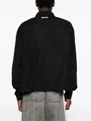 A PAPER KID Drawstring-hem Shirt