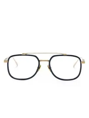 LEISURE SOCIETY Tempest Square-frame Sunglasses - Gold