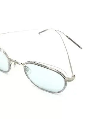 Oliver Spencer Tk-9 Square-frame Glasses - Silver