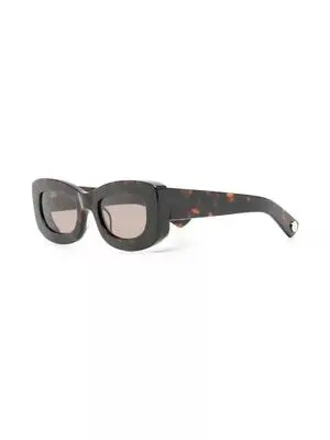 Études Studio Square Tortoiseshell-frame Sunglasses - Brown