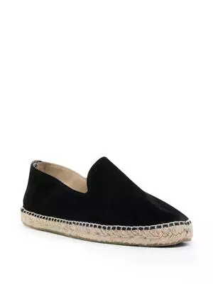 Manebí Round Toe Espadrilles - Black