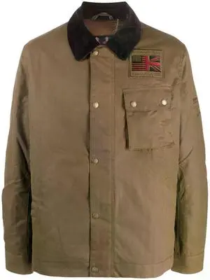 BARBOUR INTERNATIONAL Logo-patch Cotton Shirt Jacket