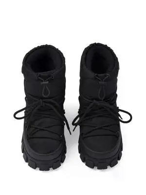 Prada Logo Plaque Snow Boots